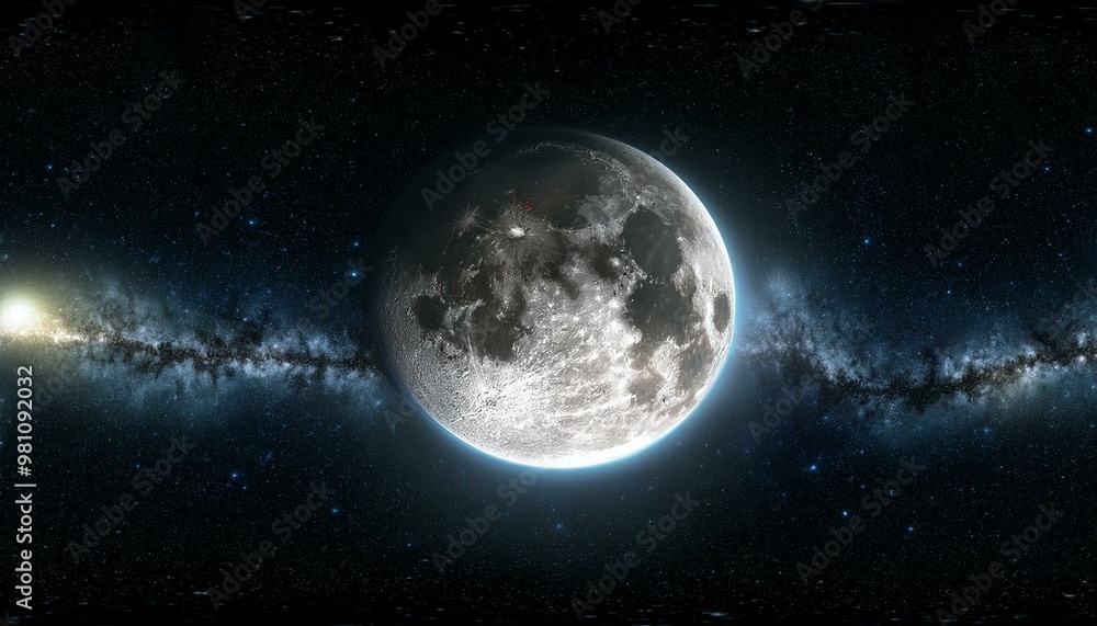 earth and sun, earth and moon, 360 moon degree equirectangular ...