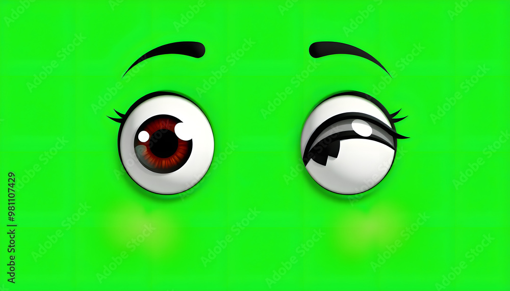 blinking eyes animated icon round eyes blinking and glancing right and ...