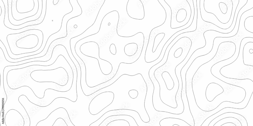 Topographic map in contour line light topographic topo contour map and ...