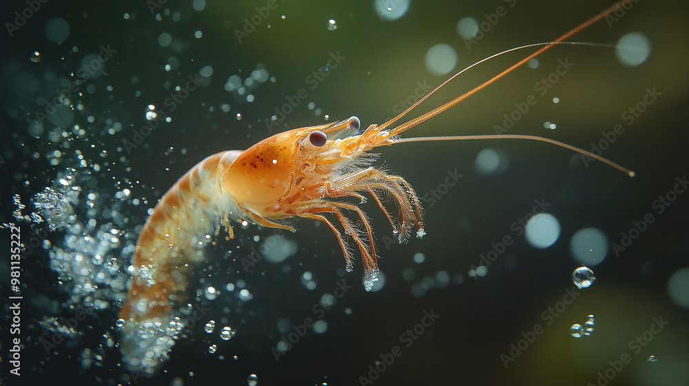 A pistol shrimp in action, snapping its claw with a burst of energy ...