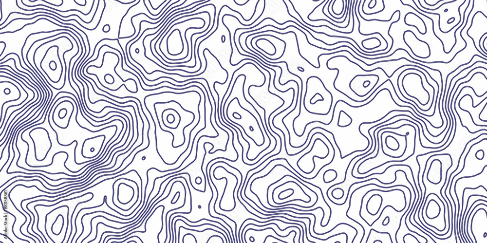 Topographic map in contour line light topographic topo contour map and ...