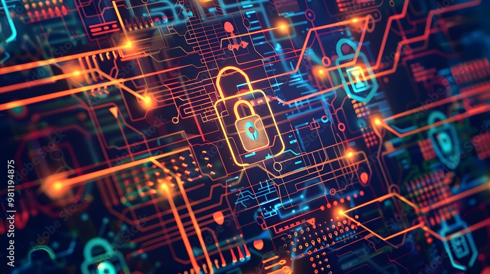 Design a technical diagram with encryption protocols, access management ...