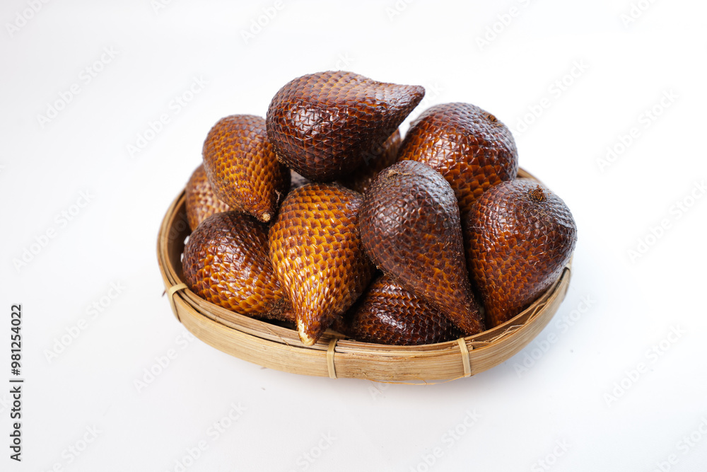 fruit salak. Snakefruit from Indonesia tastes sweet and sour with a ...