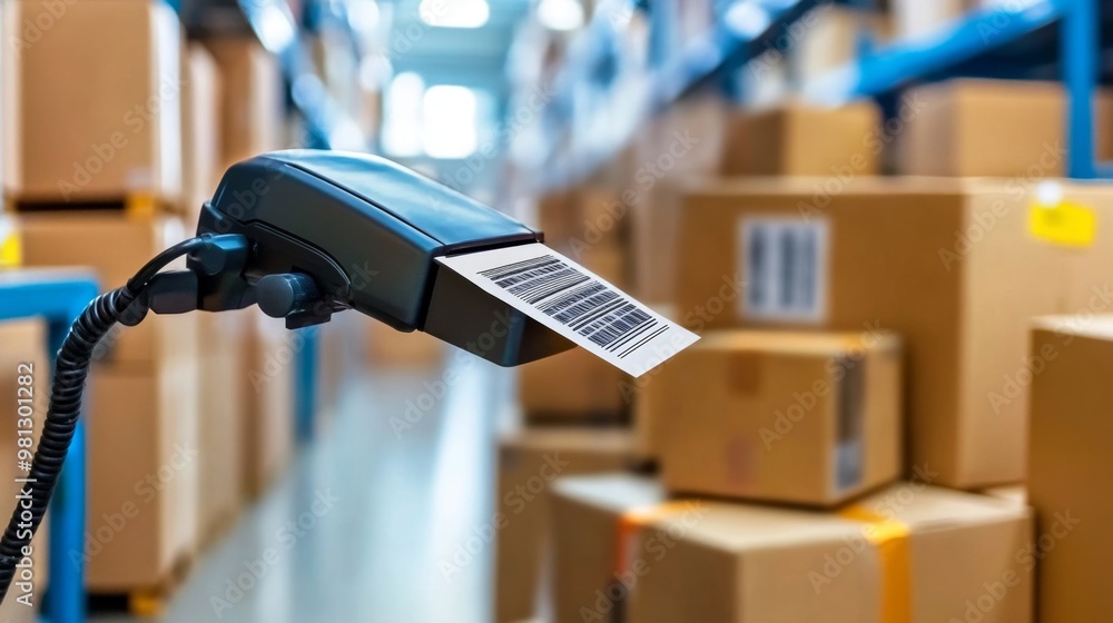 Efficient Warehouse Management: Barcode Scanner and Inventory Boxes for Seamless Supply Chain ...
