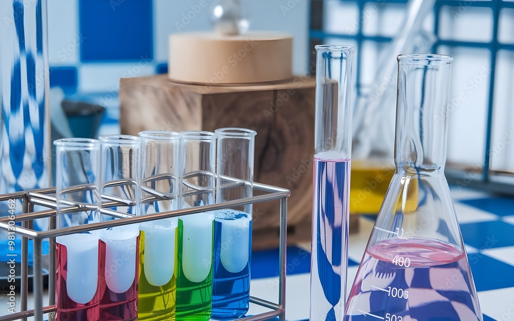 Abstract Macro Science Background Chemistry Themed Design for Research ...