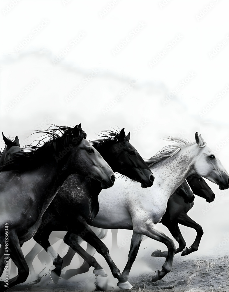 pack of wild horses running in a herd, Beautiful photos of horses ...