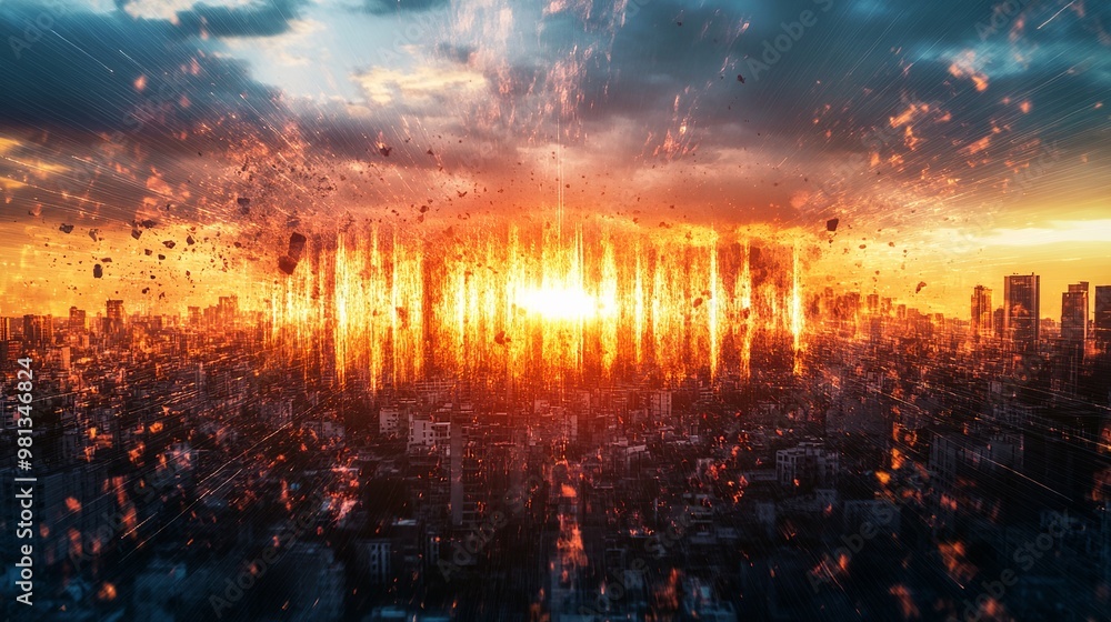 An earthquake is the result of a sudden release of energy in the Earth ...