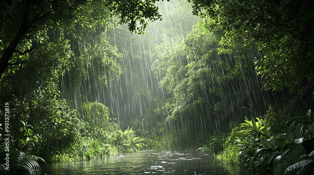 Protect nature by embracing the lush greenery of the forest during the ...