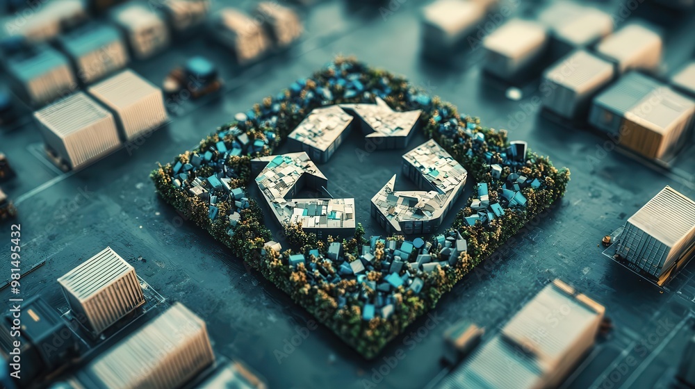 Circular business model in an industrial setting focusing on resource ...