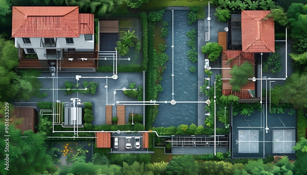 Innovative design of a rainwater harvesting system for sustainable ...