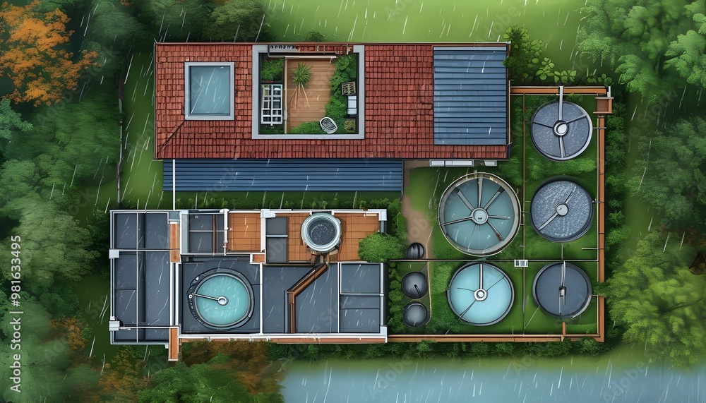 Innovative design of a rainwater harvesting system for sustainable ...