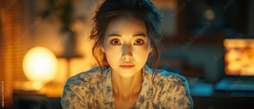 Harsh unforgiving lighting accentuates the tired, strained expressions ...