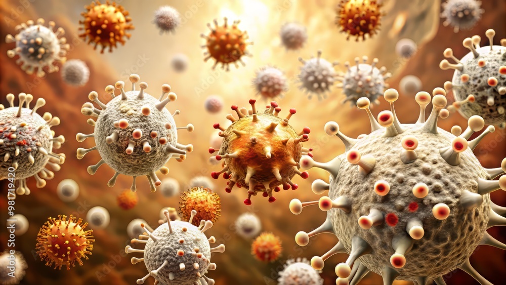 An illustration of the human immune system's response to a vaccine ...