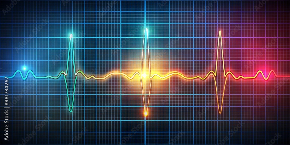 A 3D perspective illustration of a third-degree atrioventricular block ... A 3D perspective illustration of a third-degree atrioventricular block ...
