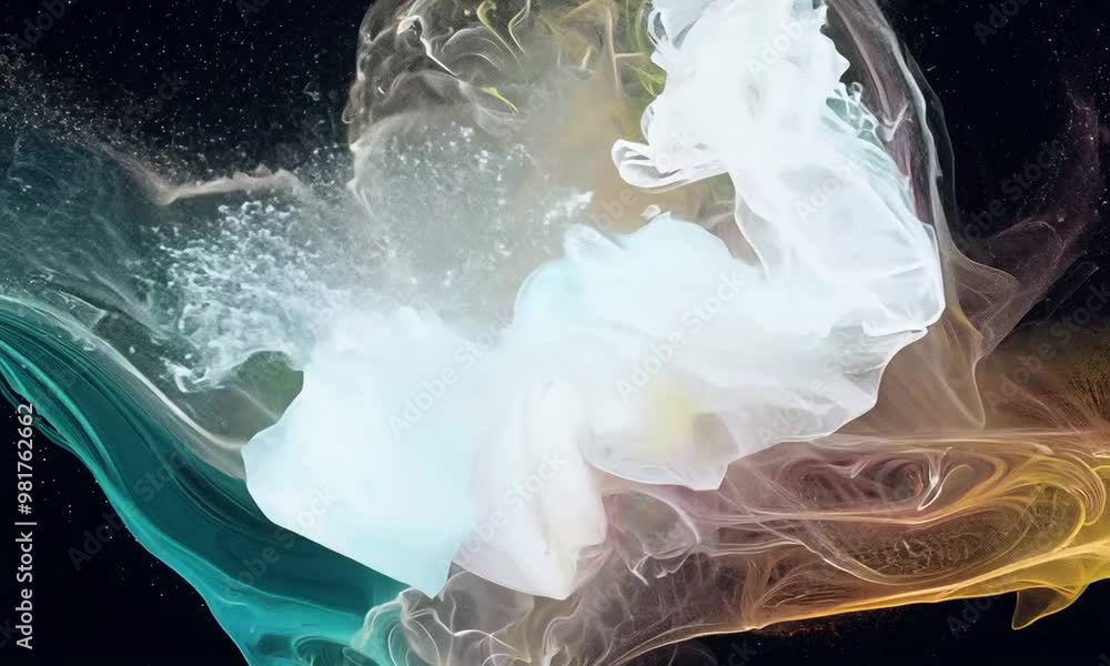 Generative ai motion animation of an abstract art Stock Video | Adobe Stock