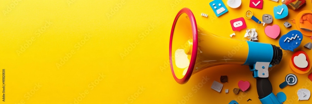 Megaphone Marketing Strategy for Social Media Success - A vibrant ...