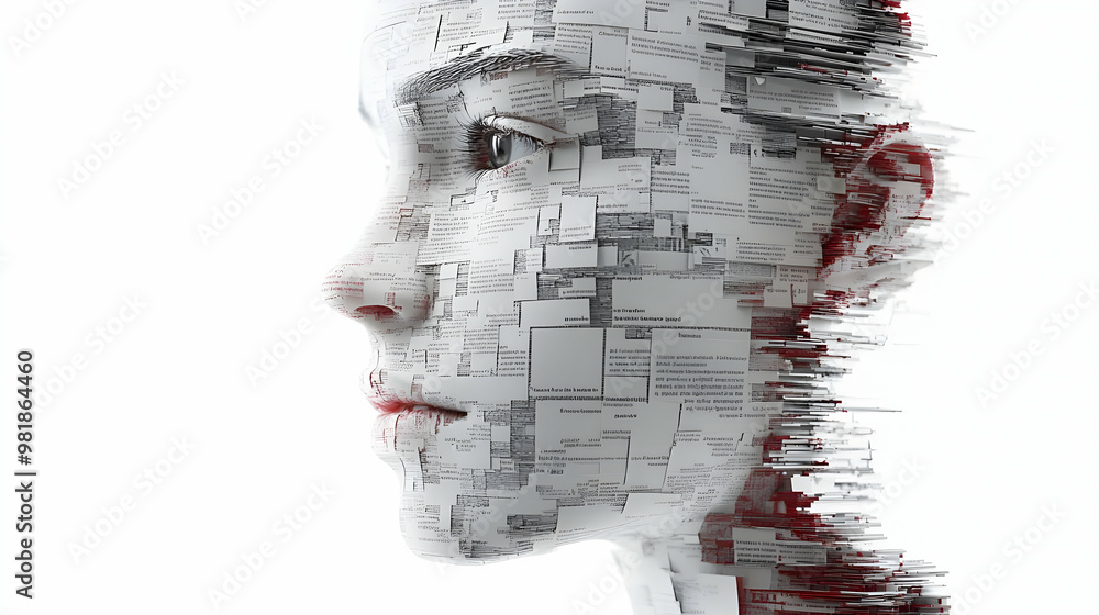 3D Policy Impact Realization: Close-Up of Citizen's Expression ...