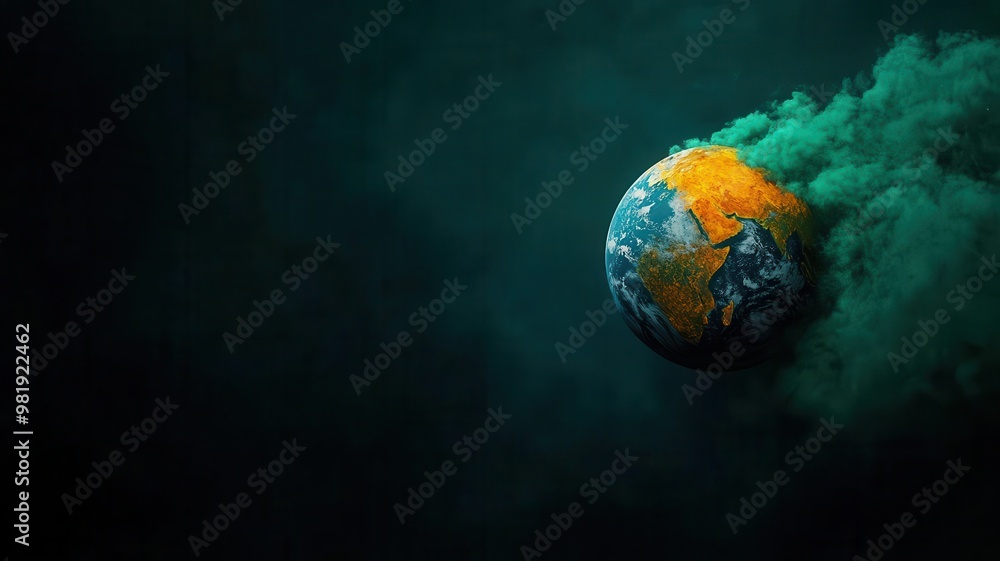 Greenhouse gases trapping heat over the planet, detailed global ...