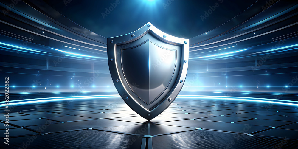 Futuristic shield in the background, futuristic, shield, protection ...