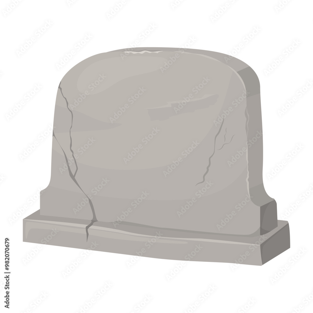 Ancient Gravestone for cemetery theme in design projects. Autumn ...