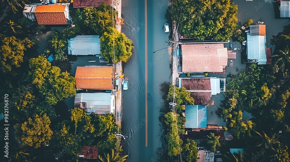 Devastating Flood Calamity in Thailand: Submerged Homes, Stuck Vehicles ...