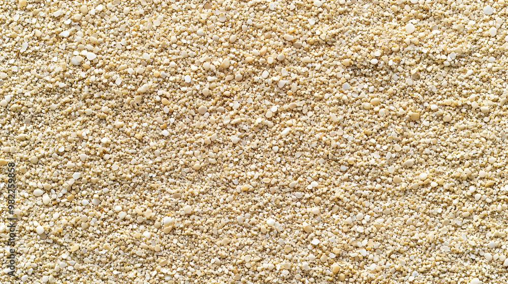 Close-Up Texture of Beige and White Sand Grains with a Uniform ...