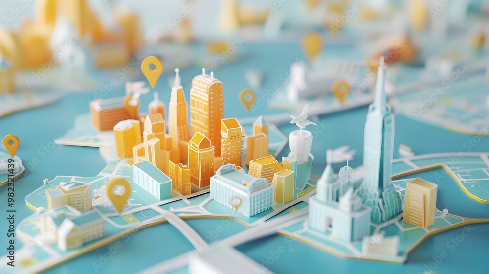 Interactive Geography Platform with 3D Maps Real Time Data Overlays and ...