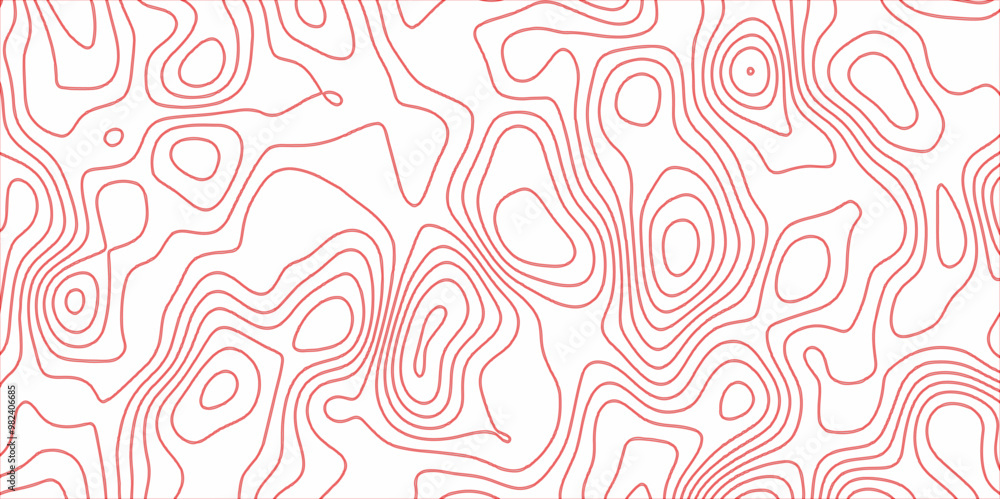 Topographic map in contour line light topographic topo contour map and ...