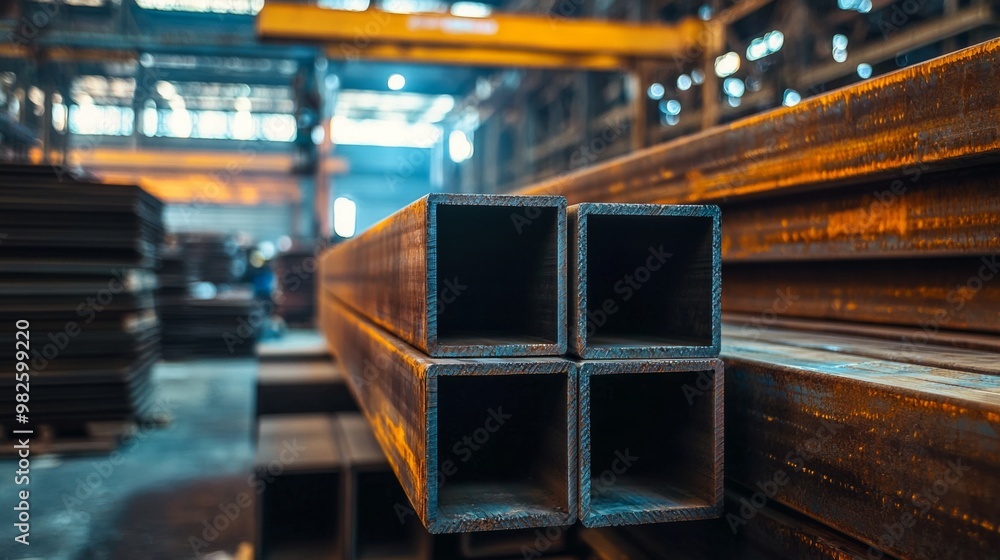 Flat steel pipe product group square pipe Construction steel products ...