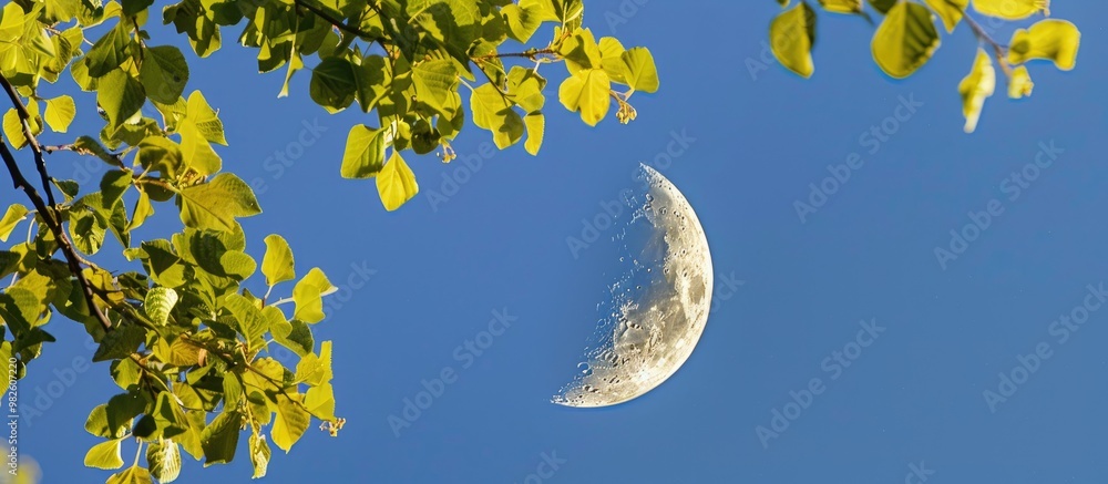 Detailed Photo Of The Moon Which Is Located At A Strategic Point ...