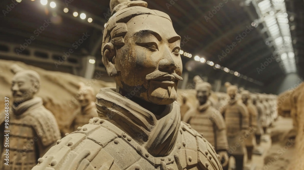 Ancient Chinese Terracotta Warrior Soldiers from Xi an Excavation and ...