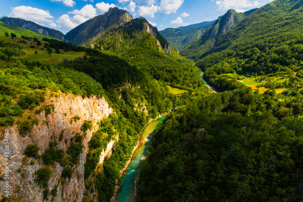 Tara River Canyon also known as the Tara River Gorge, is the longest ...