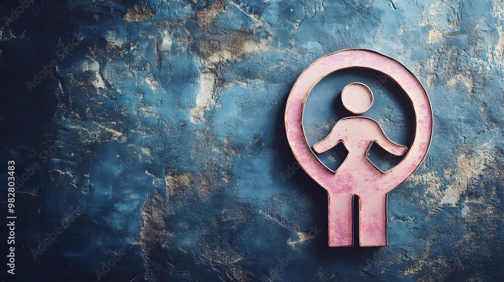 female/women toilet wc symbol. The logo for tell people this washroom ...