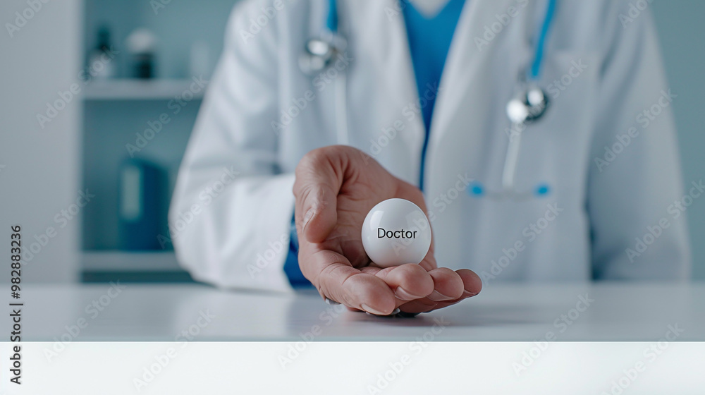 Doctor’ Written with a Marker on a Whiteboard Stock Illustration ...