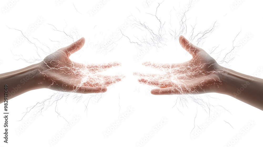 Electric Sparks: Fascinating Illustration of Static Electricity ...