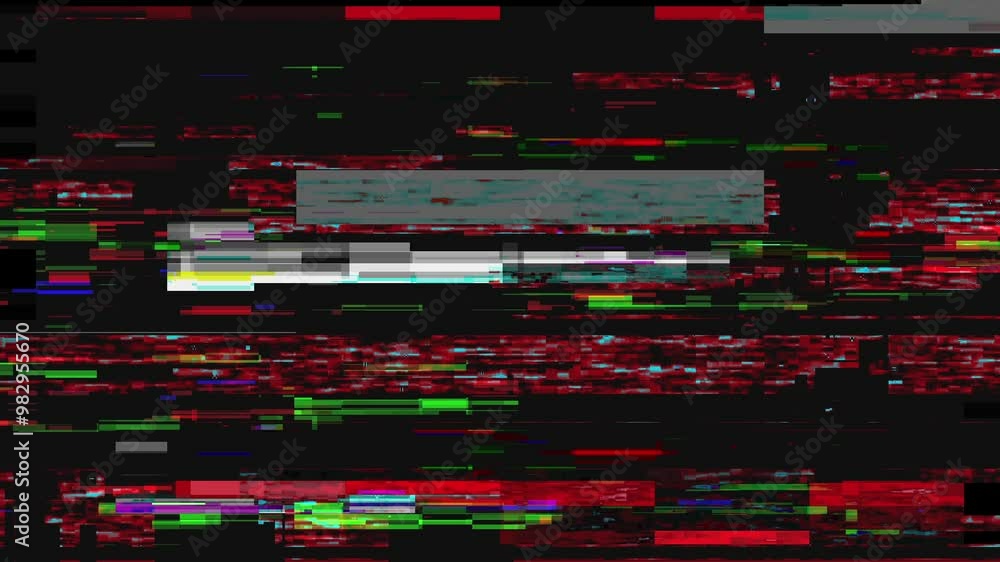 Dynamic Glitch Overlays Effect Transition with Distorted Visuals and ...