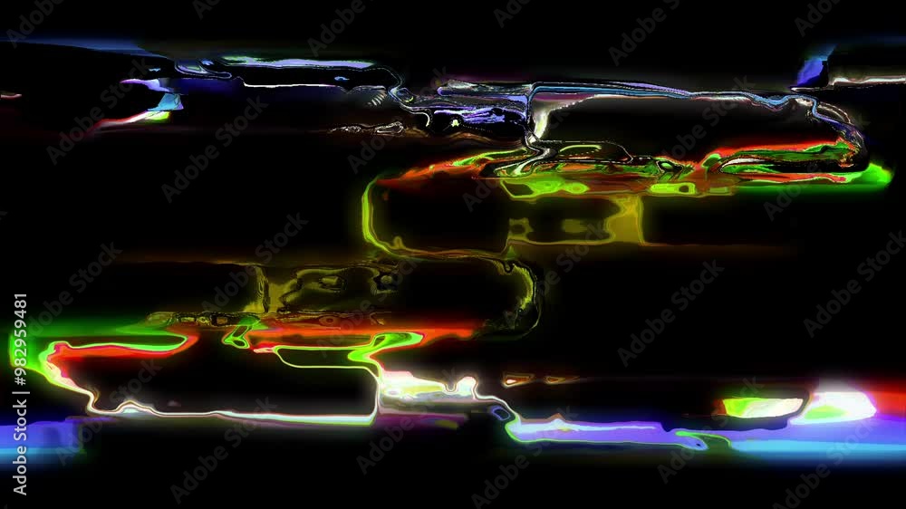 Dynamic Glitch Overlays Effect Transition with Distorted Visuals and ...