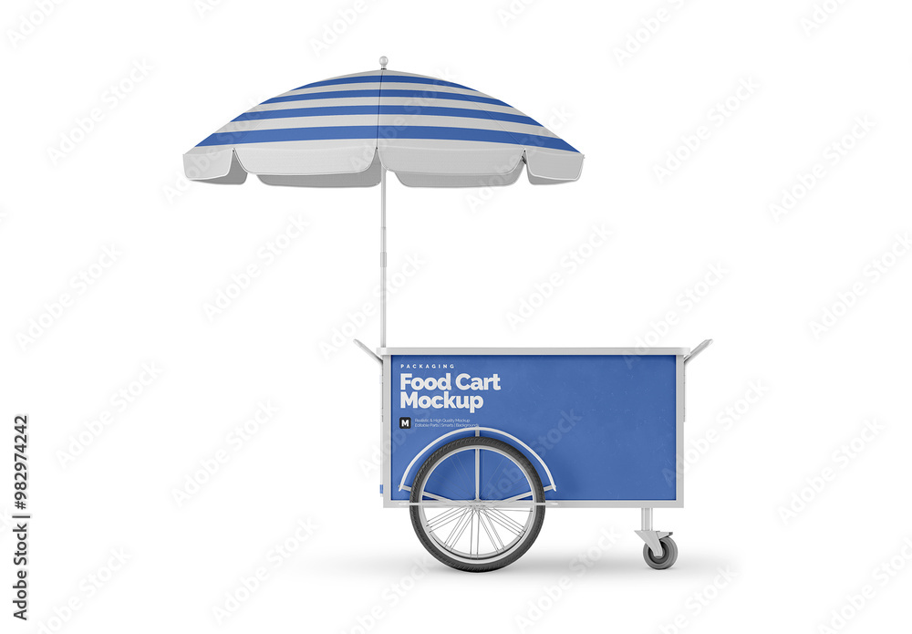Food Cart Mockup Stock Template | Adobe Stock