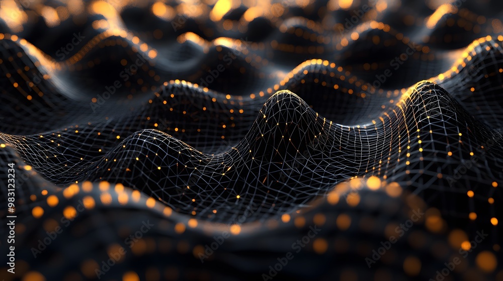 Mesh Topology Masterpiece – An intricate network of interconnected ...