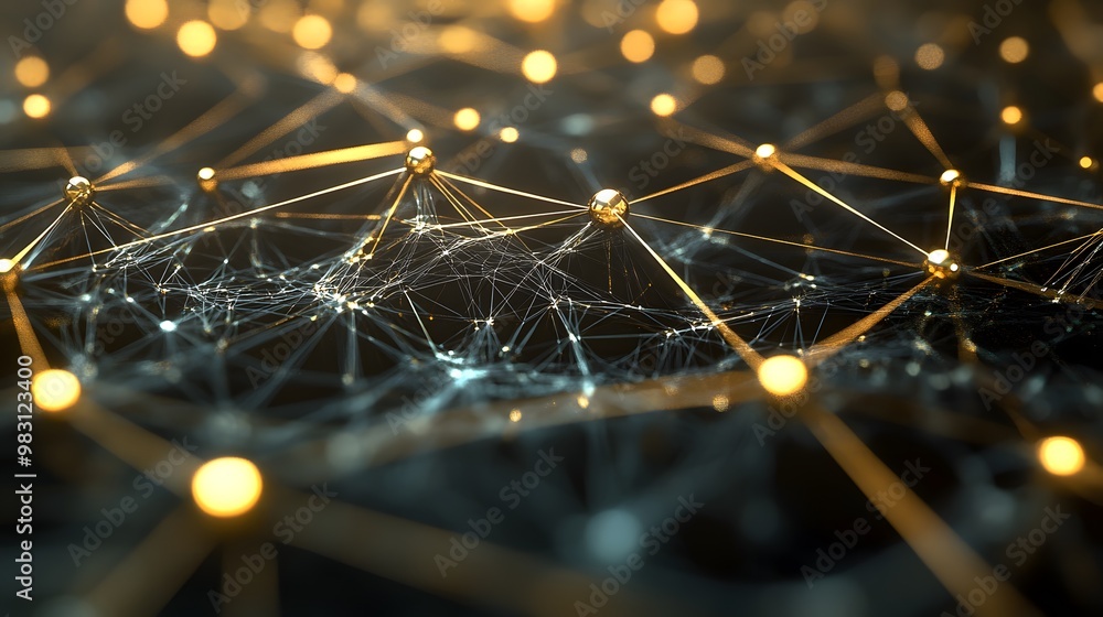 Mesh Topology Masterpiece – An intricate network of interconnected ...