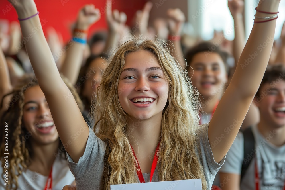 Students celebrate scholarship winners with enthusiasm at the annual ...
