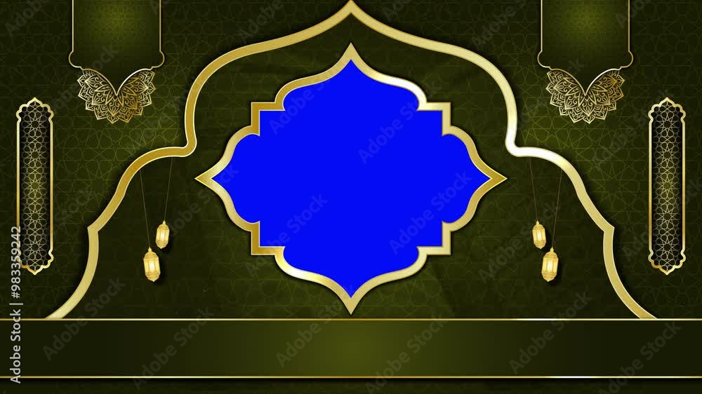animated luxury islamic background , muslim mosque , islamic design ...