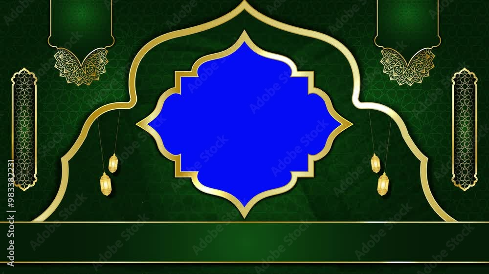 animated luxury islamic background , muslim mosque , islamic design ...