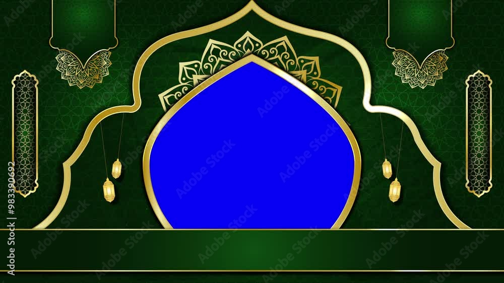 animated luxury islamic background , muslim mosque , islamic design ...