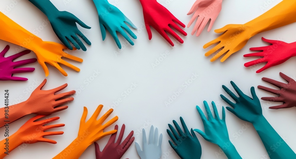 An embracing and integrating symbol symbolizing acceptance and ...