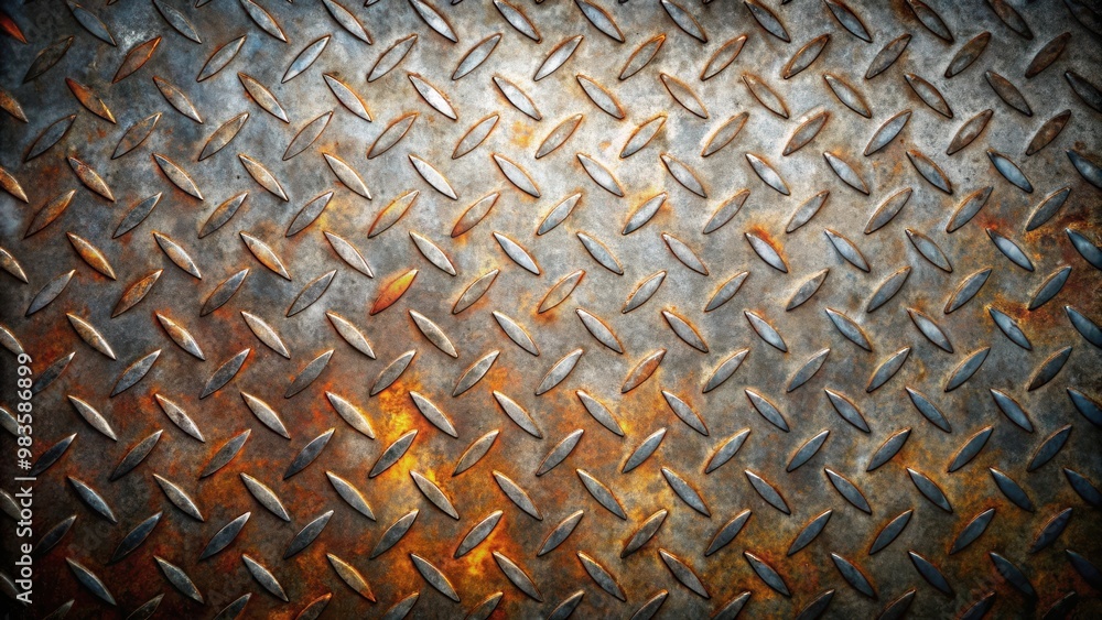 Grunge metal rust texture background with distressed industrial steel ...