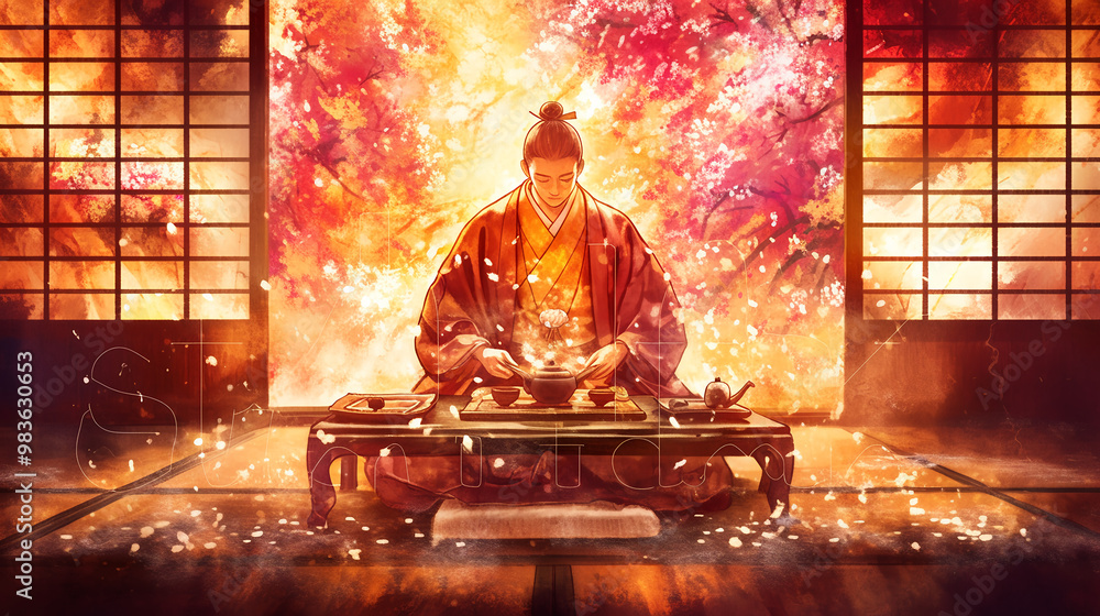 Tea ceremony, Japan, etiquette, mastery, Japanese spirit, sumi-e, ink ...