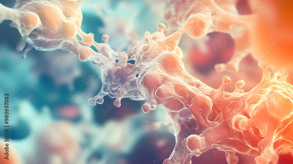 Growth hormone in development/ Visual of growth hormone stimulating ...