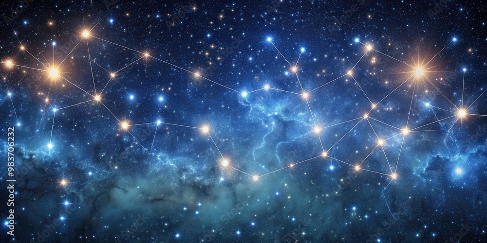 Stargazing with detailed constellation map overlay, perfect for ...