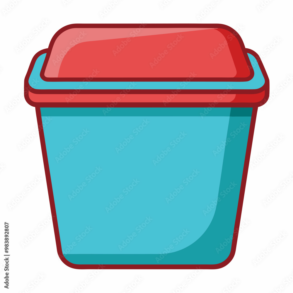Tupperware on White Background Vector Illustration | SVG & Cricut Files ...